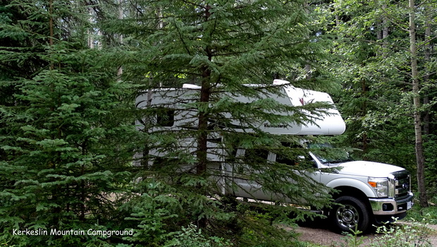 Kerkeslin Mountain Campground, Jasper National Park, Jasper, Alberta ...