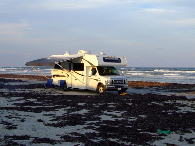 Boondocking Padre Island National Seashore, Corpus Christi, Texas ...