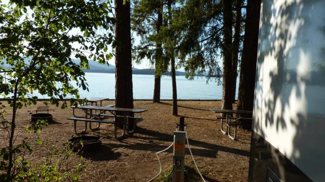 Flathead Lake State Park, Finley Point Campground, Polson, Montana ...