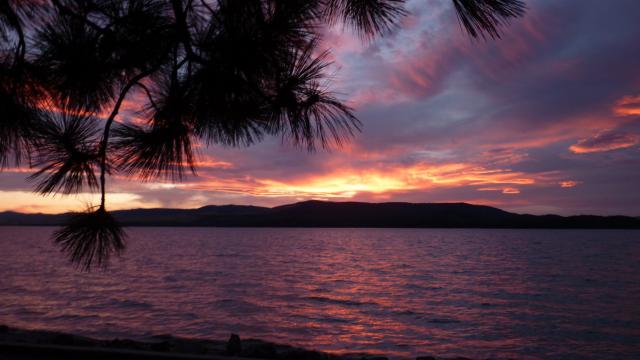 Flathead Lake State Park, Finley Point Campground, Polson, Montana ...