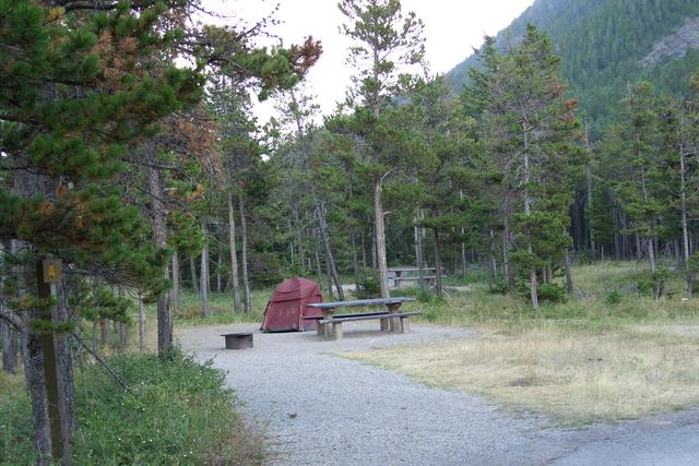 Crandell Mountain Campground, Waterton Lakes National Park, Alberta ...