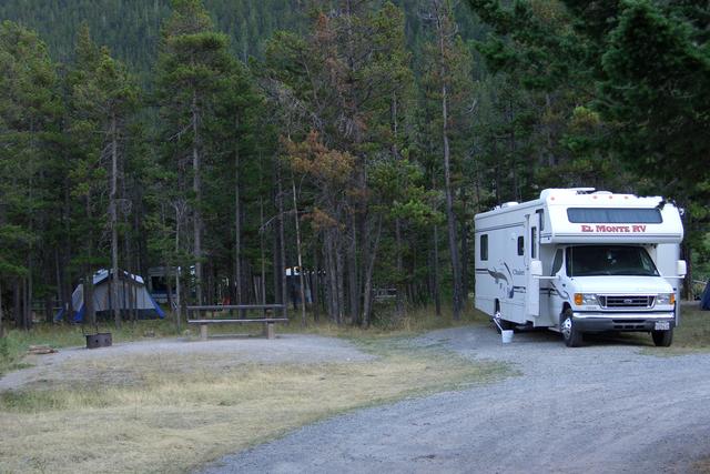 Crandell Mountain Campground, Waterton Lakes National Park, Alberta ...