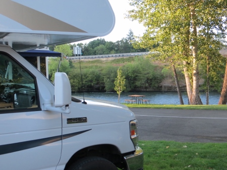 Bridgeview RV Resort, Campground, Grants Pass, Oregon | Womo-Abenteuer