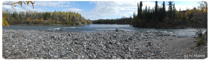 Boondocking Pelly River, Robert Campbell Highway, Ross River, Yukon ...